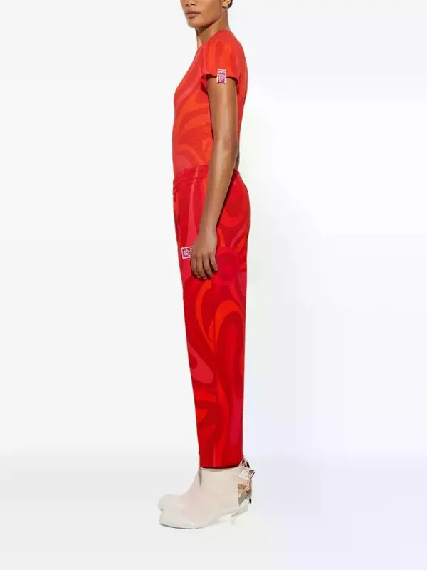 Emilio Pucci Abstract-print T-shirt - Red