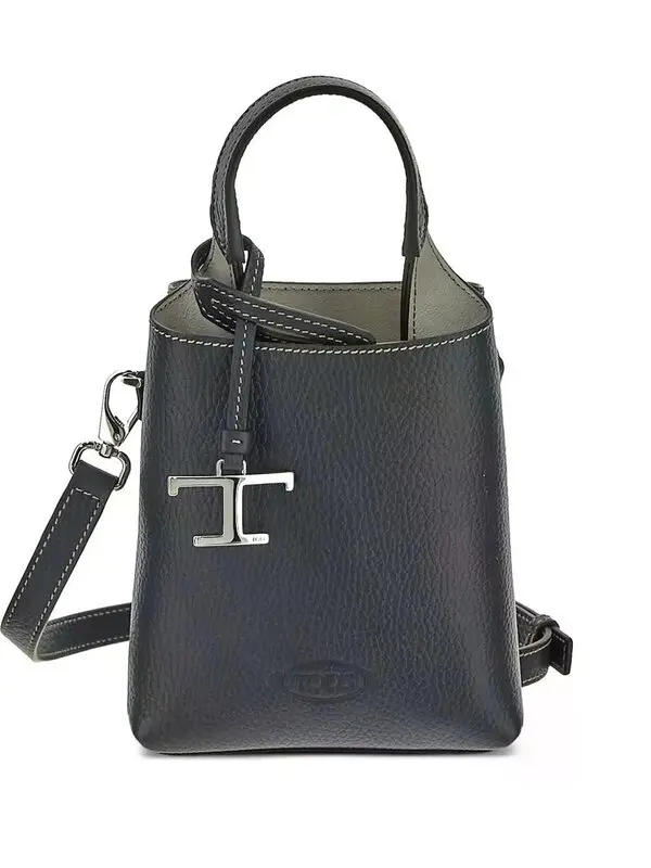 TOD'S Leather Tote Bag - Blue