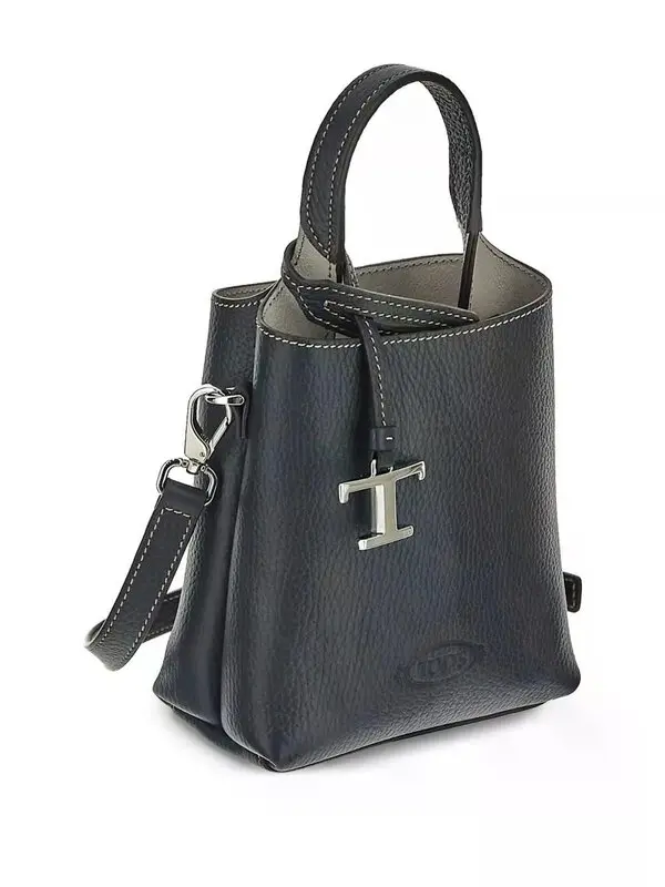 TOD'S Leather Tote Bag - Blue