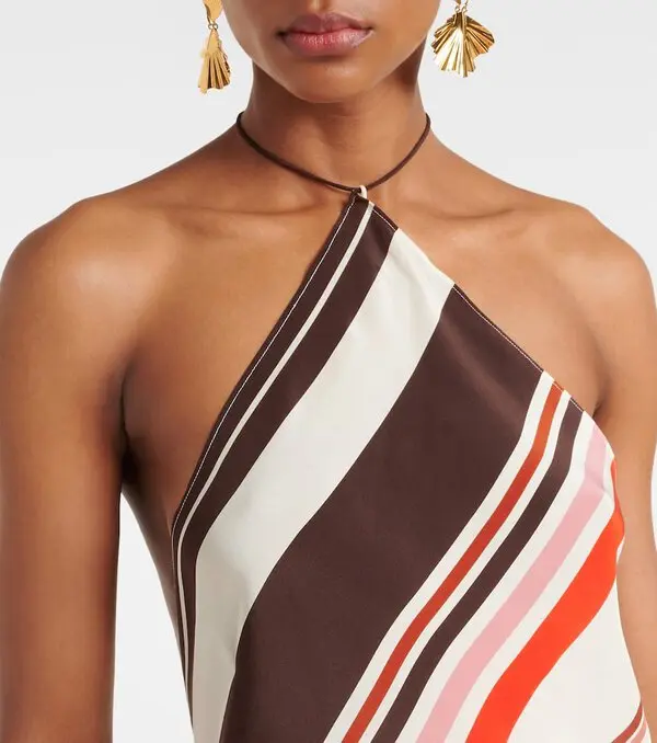 SIR. Thistle Striped Silk Top