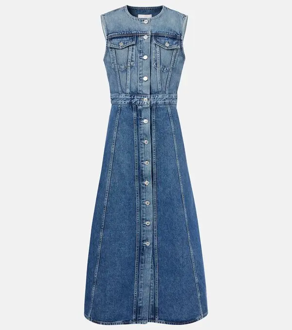 Citizens Of Humanity Idalene Denim Midi Dress - Blue