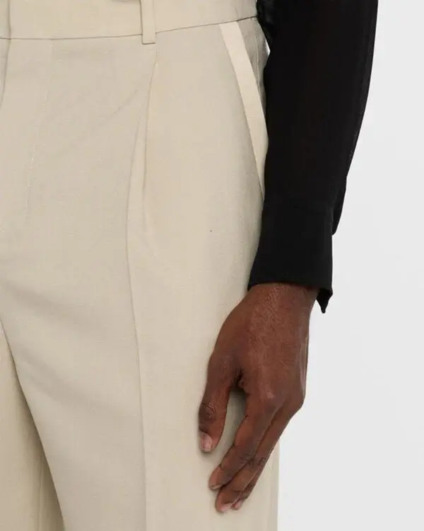 Saint Laurent Apos;s Pleated Tuxedo Pants