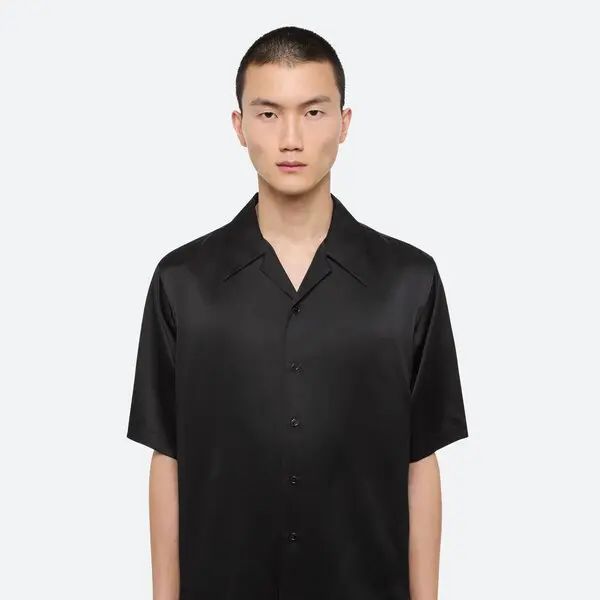 Helmut Lang Boxy Silk Shirt