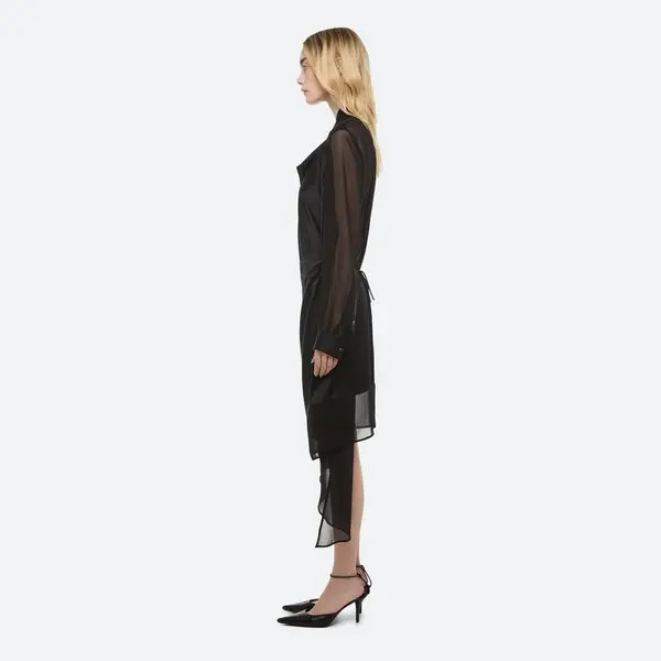 Helmut Lang Silk Shirt Dress