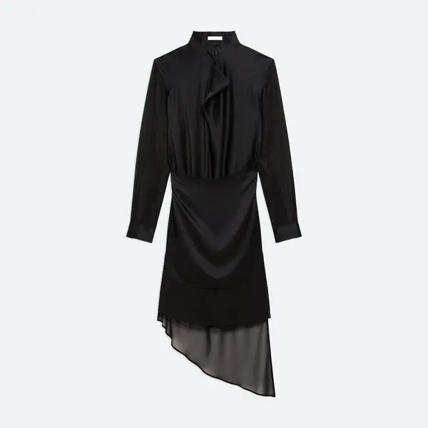Helmut Lang Silk Shirt Dress