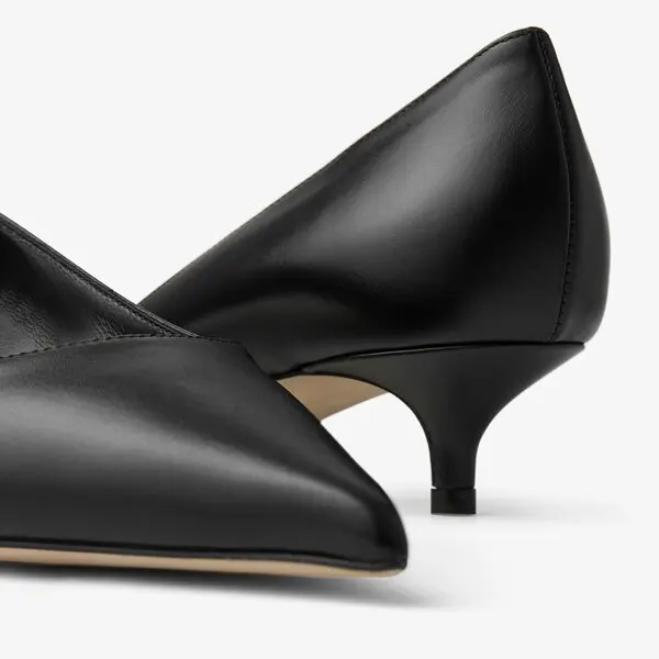 JIMMY CHOO Amelia Calf Leather Pumps - Black