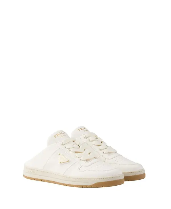 Prada Nappa Leather Sneaker Mules