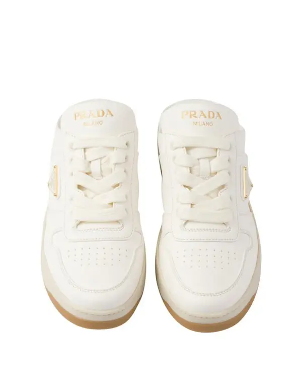 Prada Nappa Leather Sneaker Mules