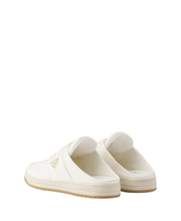 Prada Nappa Leather Sneaker Mules