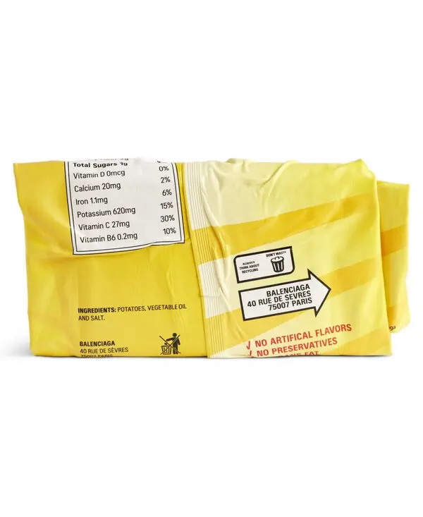 Balenciaga Chips Clutch Wallet - Yellow