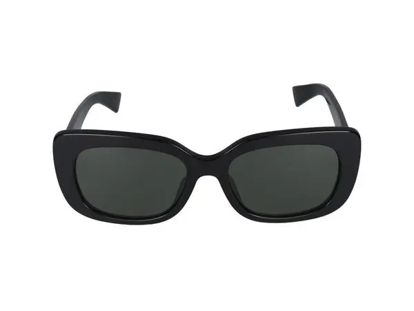 Gucci Full Rim Sunglasses - Black Black Grey