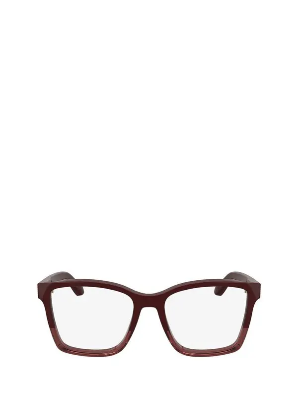 Calvin Klein Square Eyeglasses - Red