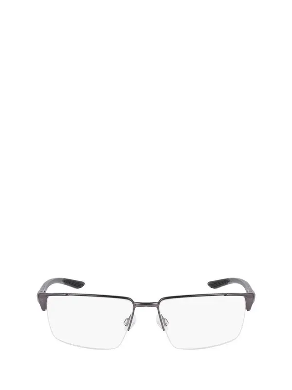 Nike Rectangular Eyeglasses - Satin Gunmetal / Matte Dark Grey