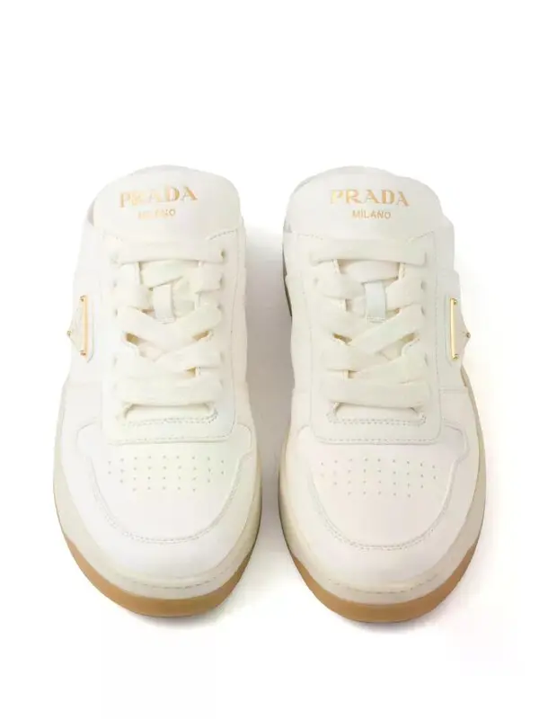 Prada Nappa Leather Sneaker Mules