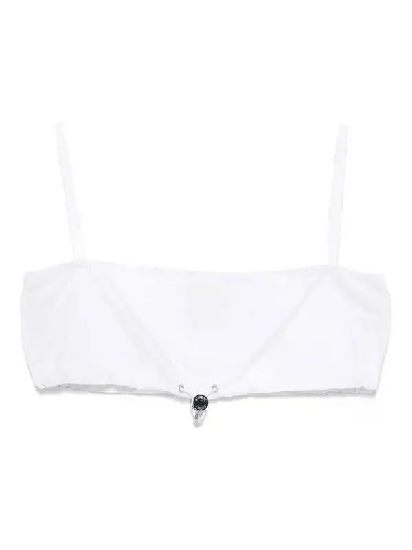 Moschino Poplin Cropped Top