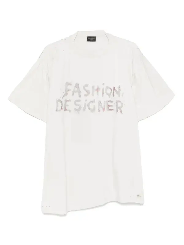 Balenciaga Distressed T-shirt