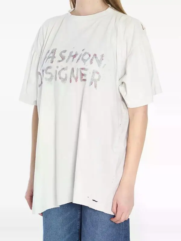 Balenciaga Distressed T-shirt