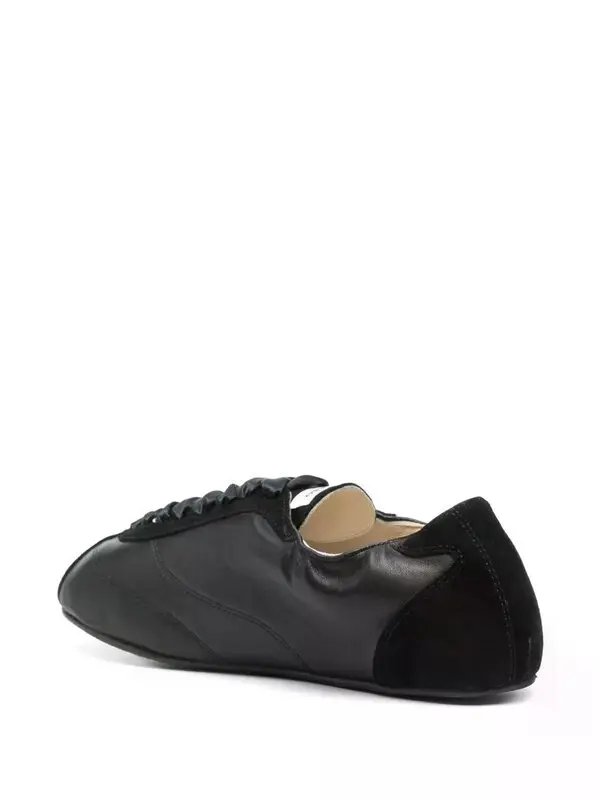 Repetto Silk Tennis Sneakers - Black