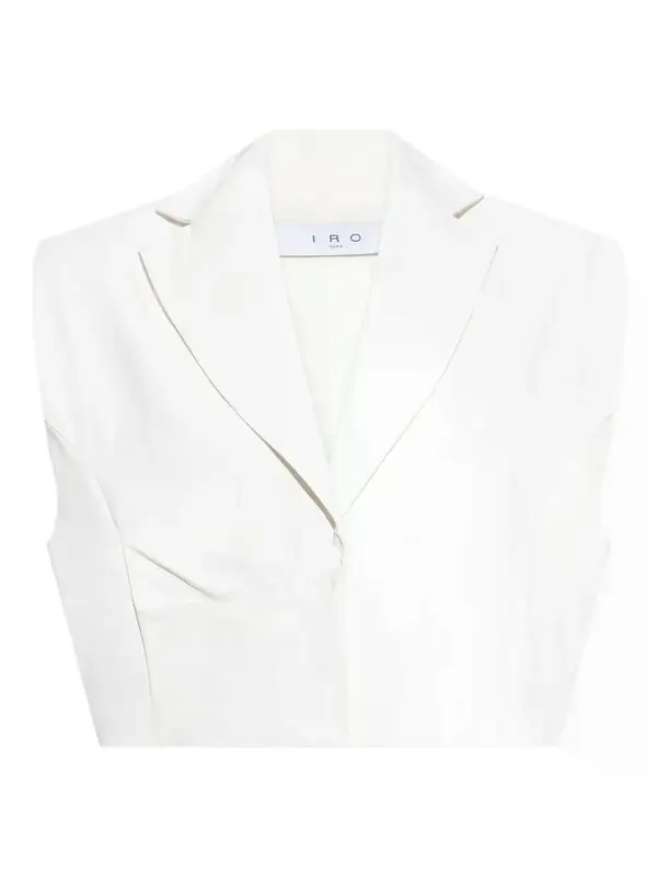 IRO PARIS Cropped Jacket - White