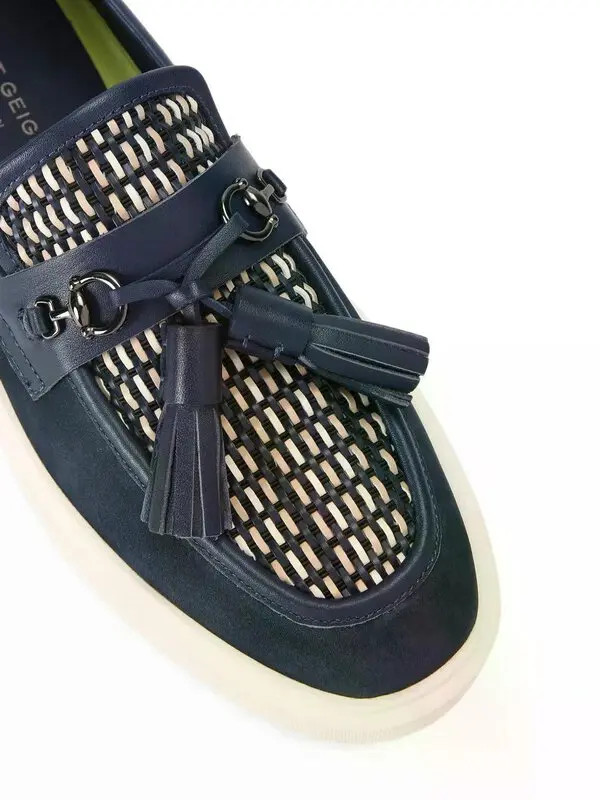 Kurt Geiger London Milbank Navy Tasseled Loafers milbank-tassel-loafer-navy-  main image 3
