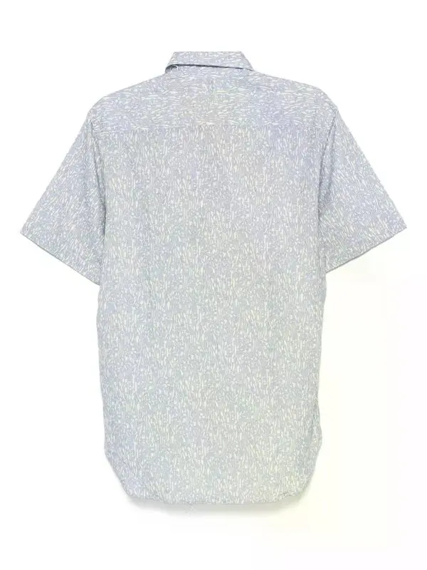 Canali Printed Shirt - Blue
