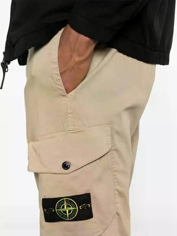 Stone Island Compass Badge Trousers - Neutrals