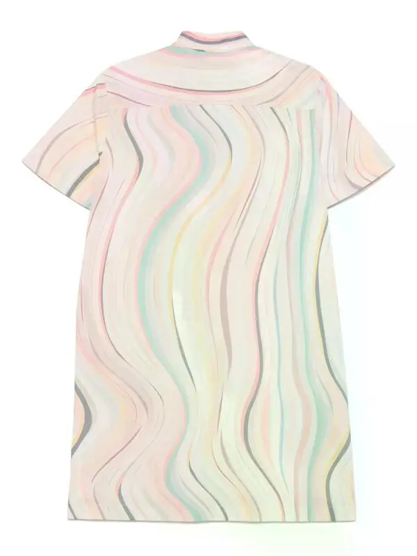 Paul Smith Swirl-patterned Mini Shirt Dress