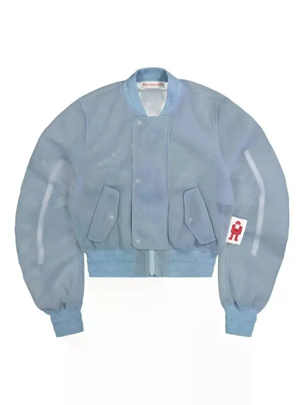 WALTER VAN BEIRENDONCK Semi-sheer Bomber Jacket