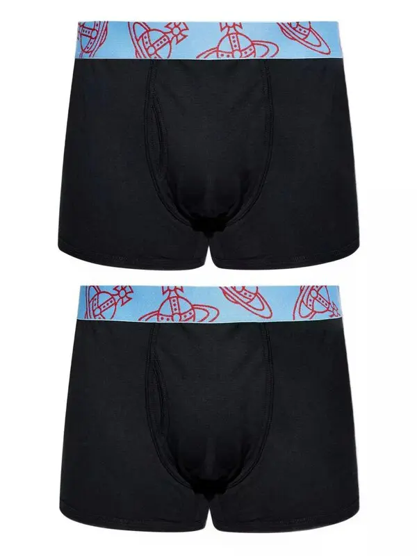 VIVIENNE WESTWOOD Orb-waistband Briefs Boxers - Black