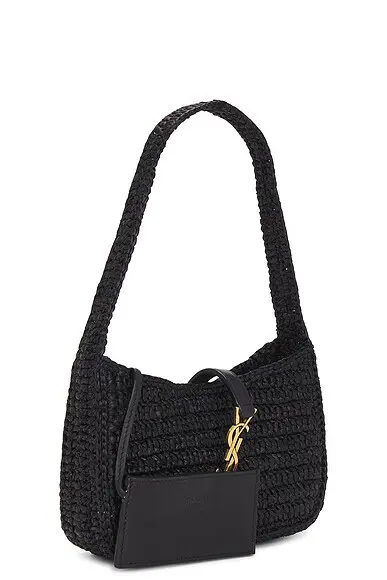 Saint Laurent Mini Le 5 A 7 Hobo Bag - Nero