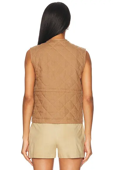 Moncler Vigny Vest - Camel