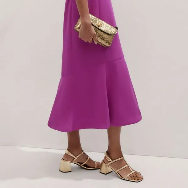 ME+EM Crepe Midi Dress