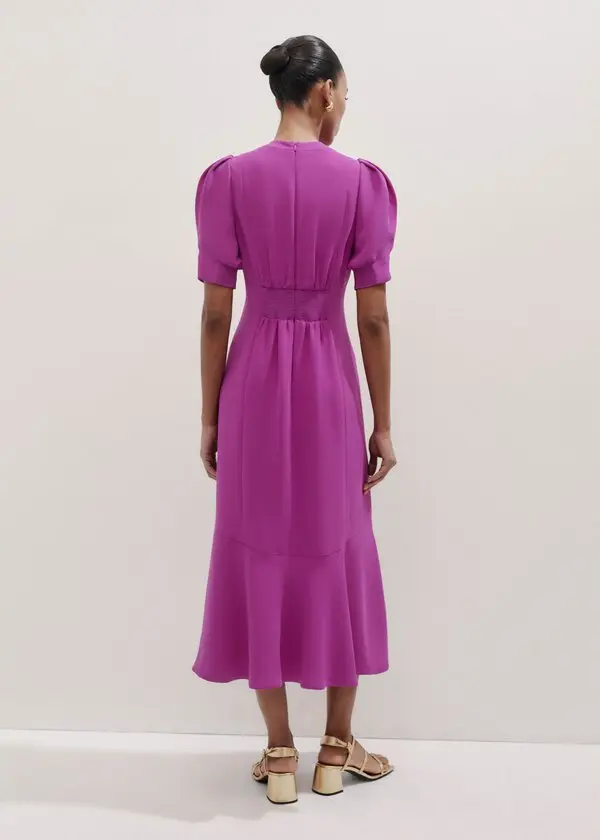 ME+EM Crepe Midi Dress