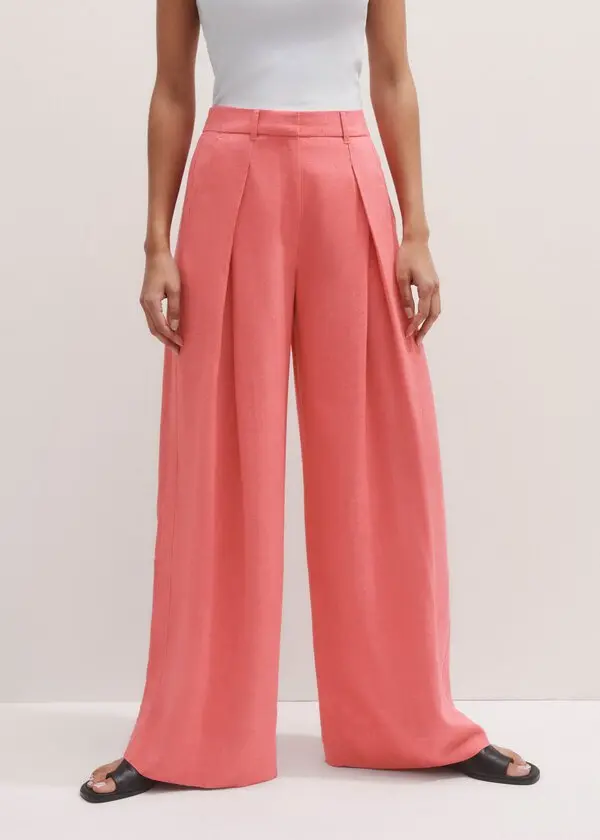 ME+EM Tailored Wide-leg Trousers