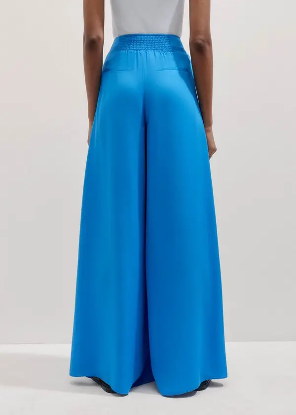 ME+EM Wide-leg Silk Trousers