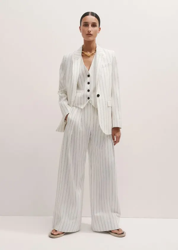ME+EM Striped Blazer