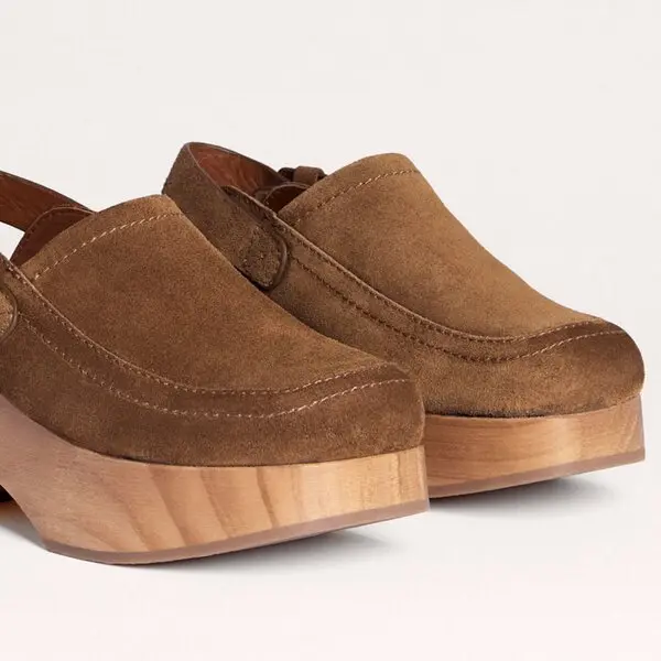 ME+EM Suede Clogs