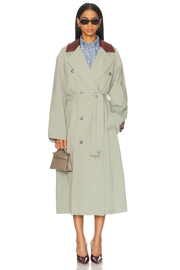 MIMCHIK Slouchy Trench Coat