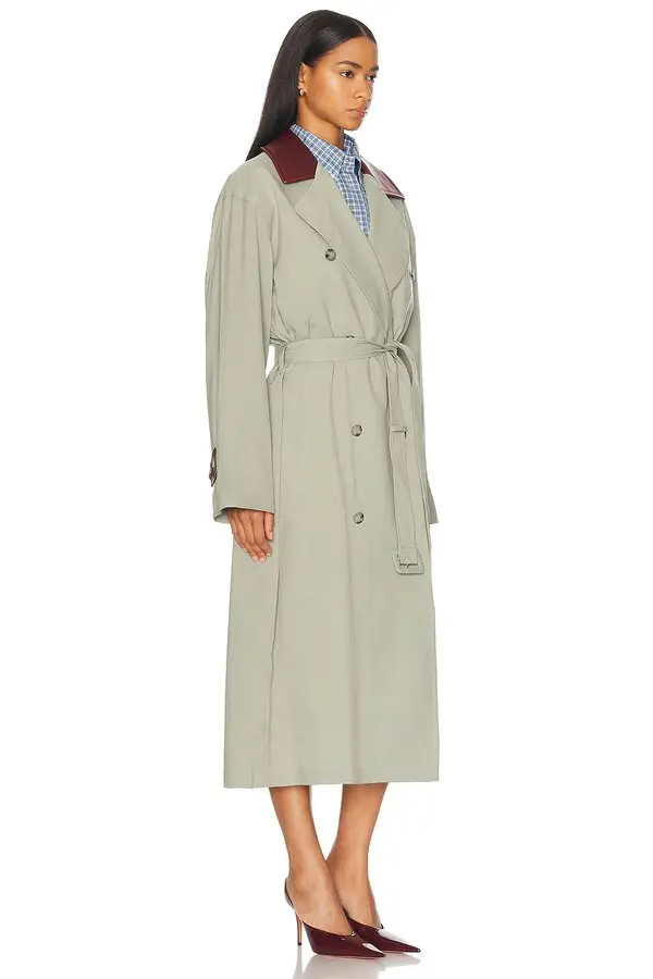 MIMCHIK Slouchy Trench Coat