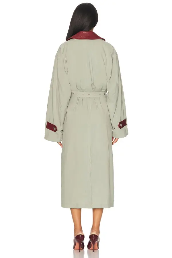 MIMCHIK Slouchy Trench Coat