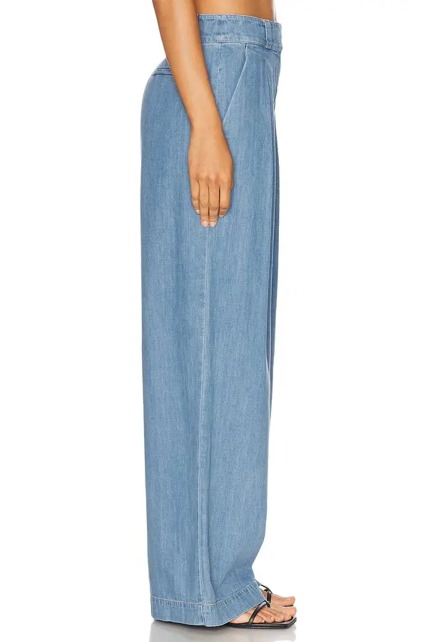Jenni Kayne Newport Straight Leg Pant Denim Editorialist