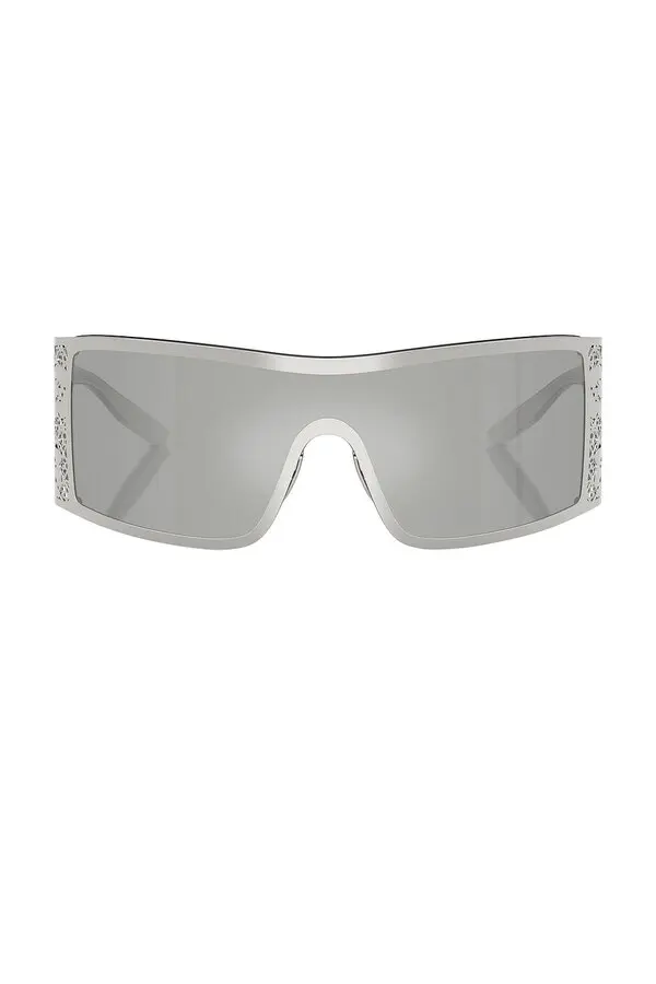 Dolce & Gabbana Shield Sunglasses - Silver