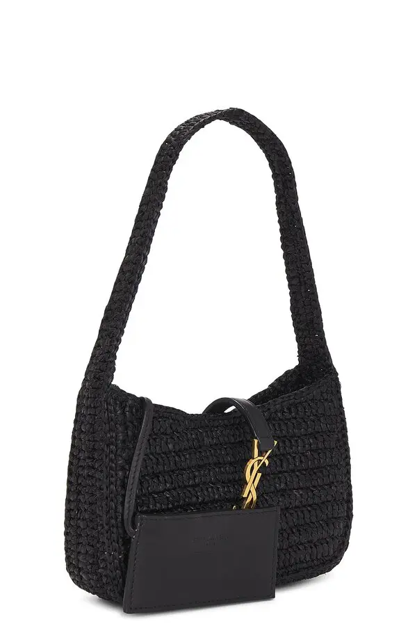 Saint Laurent Mini Le 5 A 7 Hobo Bag - Nero