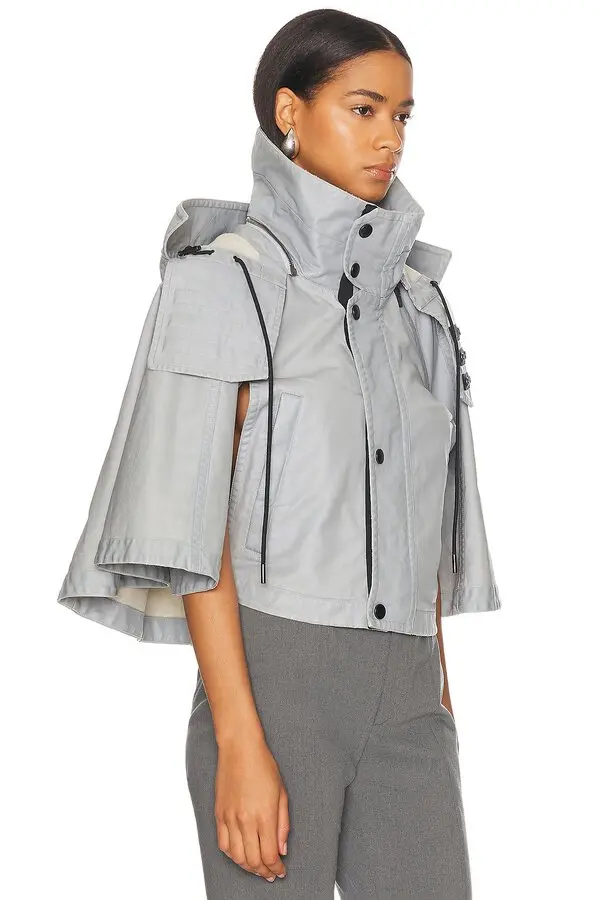 Burberry Button Up Cape