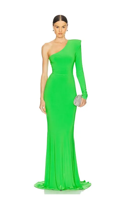 zhivago green dress ZHIVAGO NETWORK MIDI DRESS