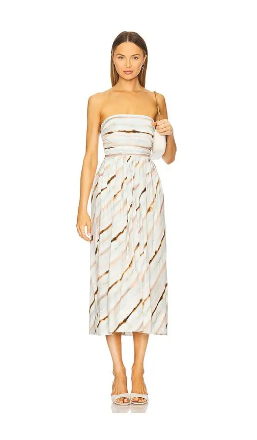 A.L.C. Tara Ruched Poplin Dress