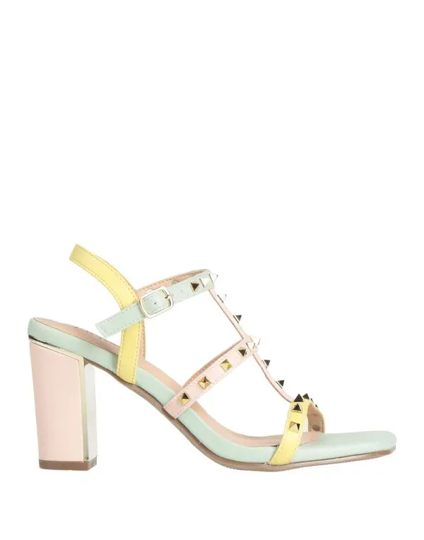 Menbur Studded Block Heel Sandals