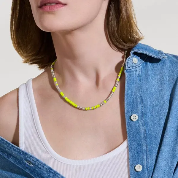 John Hardy Heishi Enamel Necklace