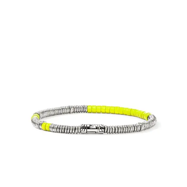 John Hardy Heishi Bracelet With Enamel