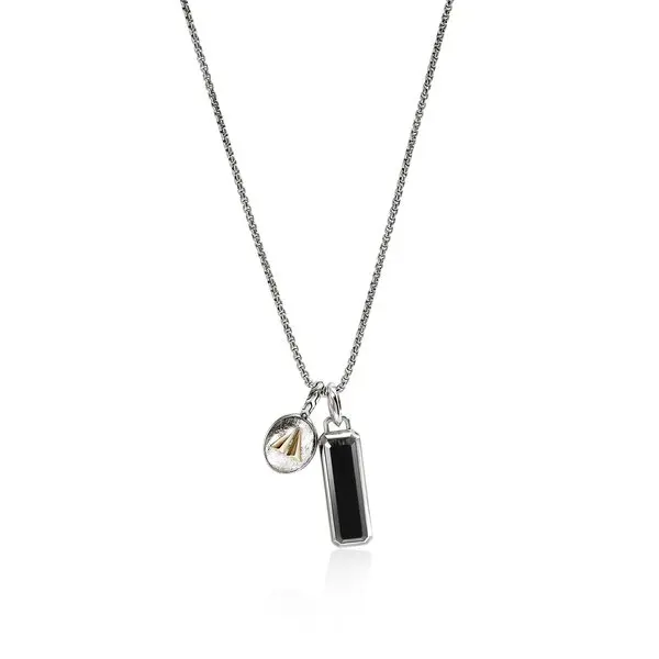 John Hardy Split Gate Talisman Necklace With Black Onyx - Sterling Silver